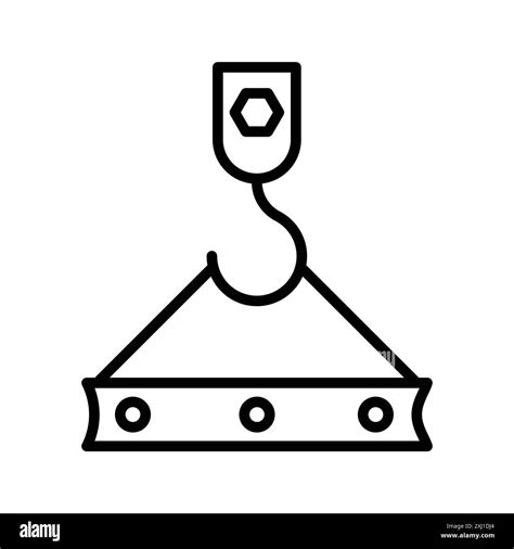 Hook Icon Linear Logo Mark Set Collection In Black And White For Web Stock Vector Image And Art