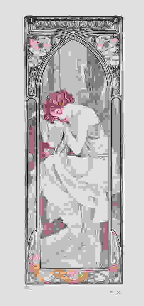 Alphonse Mucha Nights Rest Auction