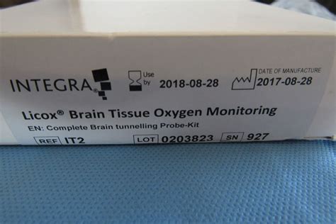 New Integra Neurosciences Ref It2 Cc1p1 And Vk52 Licox Brain Tissue Oxygen Monitoring