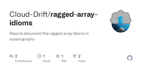 Github Cloud Driftragged Array Idioms Repo To Document The Ragged