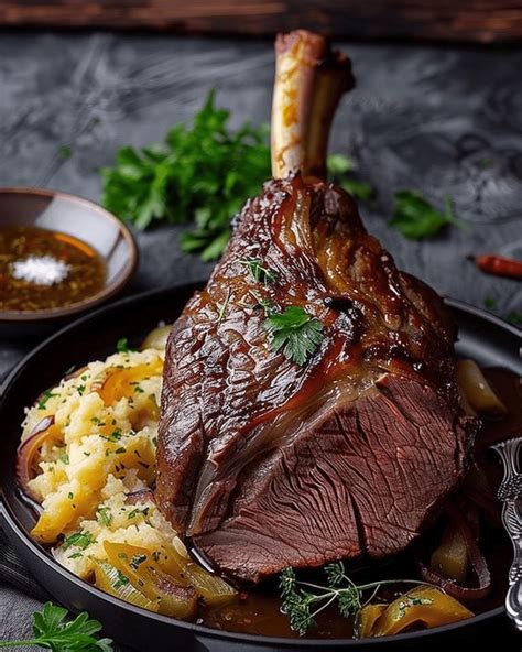 Classic Oven Roasted Leg Of Lamb With Garlic And Rosemary Yusra Recipe