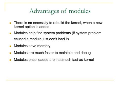 ppt loadable kernel modules powerpoint presentation free download id 821904