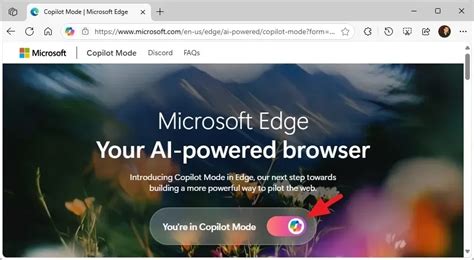 Windows 11에서 Microsoft Edge의 Copilot 모드 활성화 및 비활성화