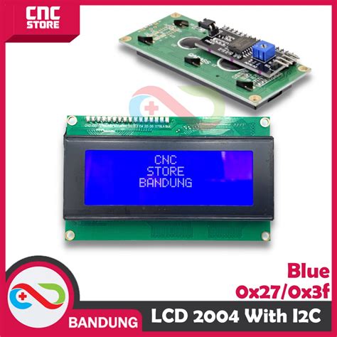 Jual LCD 2004 CHARACTER BLUE BACKLIGHT I2C SERIAL INTERFACE MODULE Shopee Indonesia