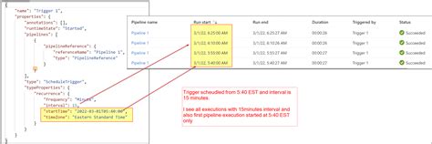 Synapse Trigger Time Zone Microsoft Qanda
