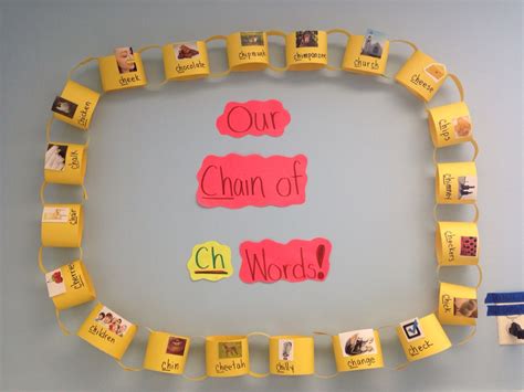 Ch Digraph Practice Using Pictures To Create A CHain Of Ch Words Ch Words Chocolate Cheese