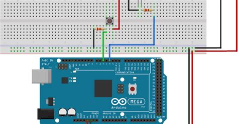robot ve arduino buton kullanarak arduino da led yakmak