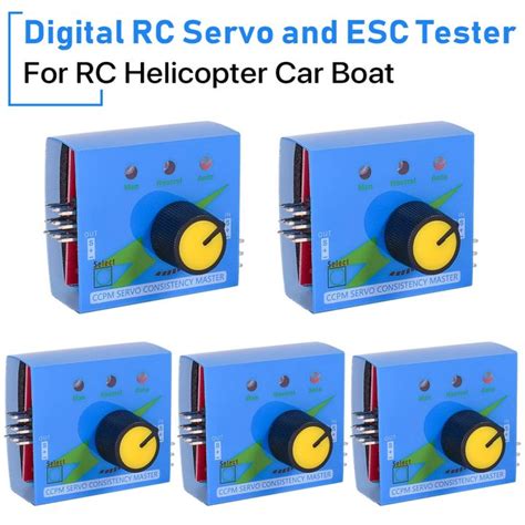 Servo Tester RC CH Digital Multi ESC Consistency Speed Controller Checker Adjustment Steering