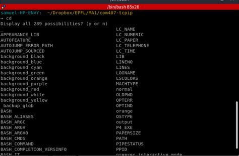 Command Line Cd Autocomplete Displays Tons Of Info Ask Ubuntu Command Line Cd Autocomplete Displays Tons Of Info Ask Ubuntu