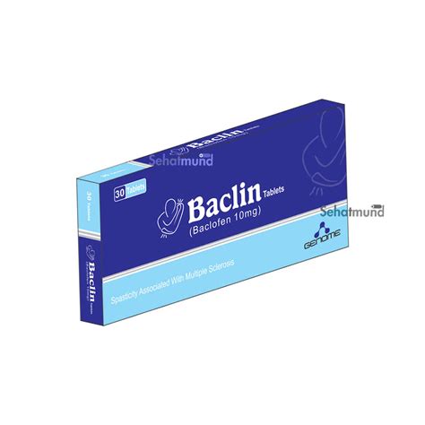 Baclin Tablets 10mg Sehatmund Online Medicine