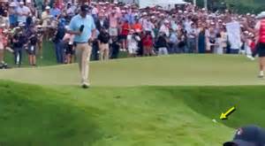 Green Sx Toy Thrown Onto The Golf Course During Pgas Tour Championship Final Round As Epidemic