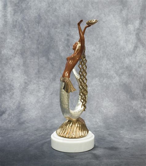 Erté Mermaid For Sale At 1stdibs Pascale Coade Erte Mermaid Erte Art