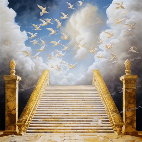 Memorial Doves Ai Art Christian Faith Funeral Gates Gold Heaven