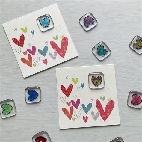 Love Doodles Greetings Card The Happy Glass Studio