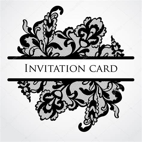 Vector Lace Card Stock Vector Image By ©iktash2 23652971