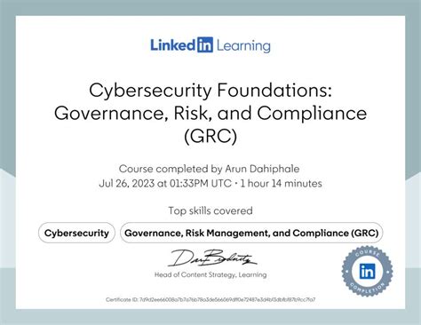 Arun Dahiphale On Linkedin Certificate Of Completion