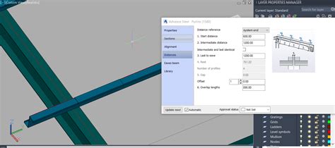 Purlin Overlap Problem In End Span Autodesk Community