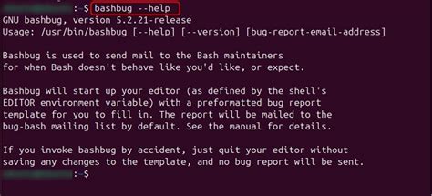 Bashbug Command In Linux