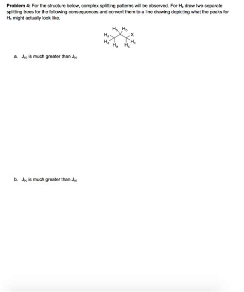 solved problem 4 for the structure below complex splitting