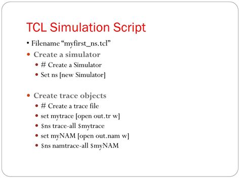 Ppt Introduction To Network Simulator Ns 2 Part I Powerpoint
