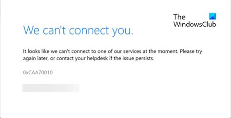 Fix Error Code 0xcaa70010 In Office 365