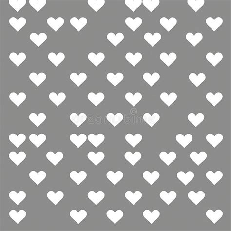 Tiny Heart Shaped Icons Create A Seamless Background Ideal For