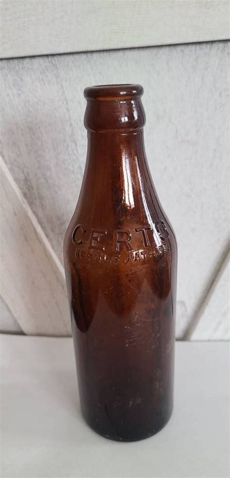 Vintage Certo Bottle Etsy