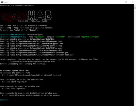 Windows OpenHAB