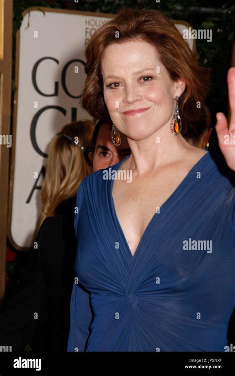 Sigourney Weaver At Red Carpet Arrivals Of The 66th Annual Golden