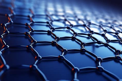 Premium Photo Graphene Hexagonal Lattice Nanostructure Made Of Carbon