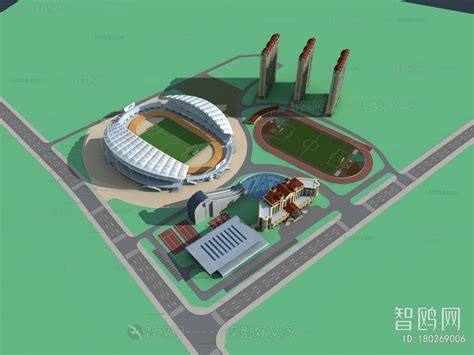 Modern Architectural Birdseye View Planning 3d Model Download Model Id 180269006 1miba