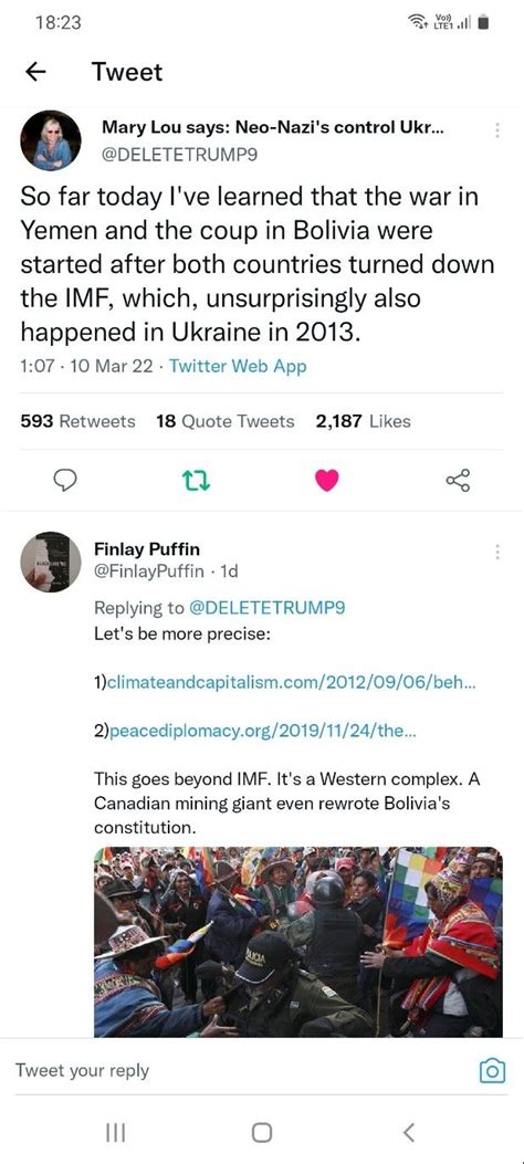 Nikhil Patel On Linkedin So Far Today Ive Learned That The War In Yemen And The Coup In Bolivia…