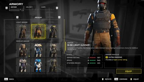 Should You Wear Light Or Heavy Armor In Helldivers 2