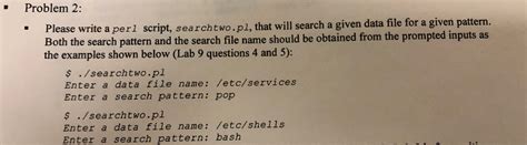 Problem 2 Please Write A Perl Script Searchtwopl