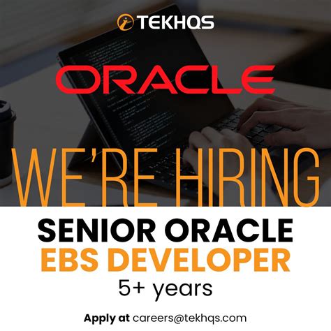 Tekhqs Seniororacledeveloper Oracledevelopment Joinourteam