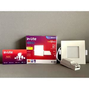 Jual LAMPU PANEL LIGHT LED INLITE INBOW KOTAK 3W 3 WATT INPS628S Putih Putih Jakarta