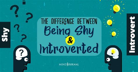 Clear Differences Between Shy And Introverted Personalities