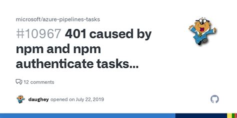Caused By Npm And Npm Authenticate Tasks Double Quoting The Token Issue Microsoft
