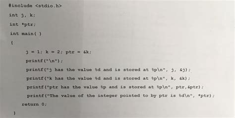 solved rewrite the program below using pointers in c and