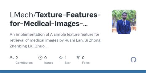 Github Lmech Texture Features For Medical Images Retrival An Implementation Of A Simple