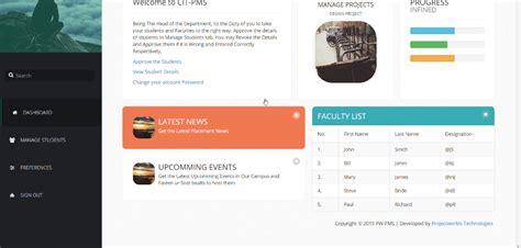 Placement Management System Project In Php Projectworlds