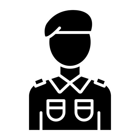 Soldier Icon Style 21191288 Vector Art At Vecteezy