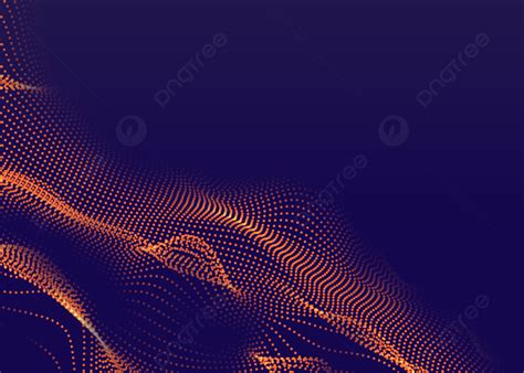 Abstract Orange Digital Particle Background Abstract Orange Digital