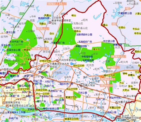 广州天河区地图