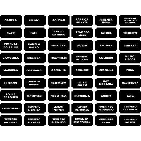 Acessórios De Cozinha Adesivo De Vinil Etiquetas Quadradas Para Potes