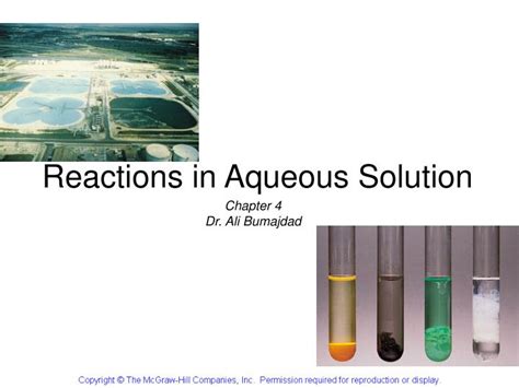 Ppt Reactions In Aqueous Solution Powerpoint Presentation Free Download Id 4399902