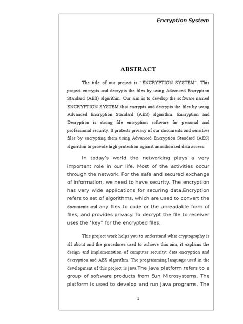 Advanced Encryption System Pdf