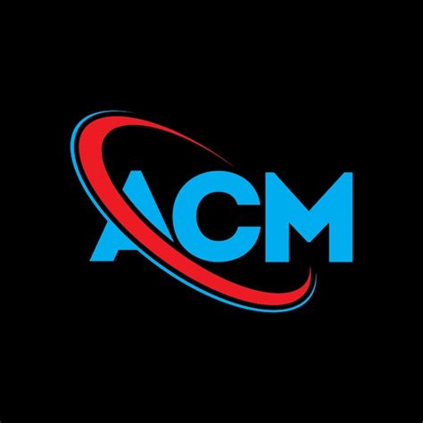 Premium Vector Acm Logo Acm Letter Acm Letter Logo Design Intitials Acm Logo Linked With
