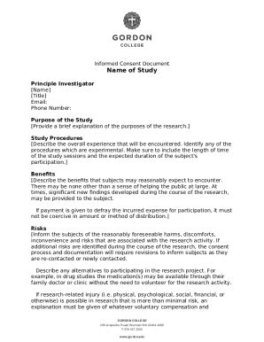 IRB Submission TEMPLATE Doc Template PdfFiller