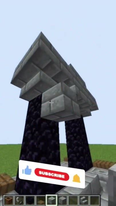 Minecraft Fancy Nether Portal Minecraft Shorts Youtube